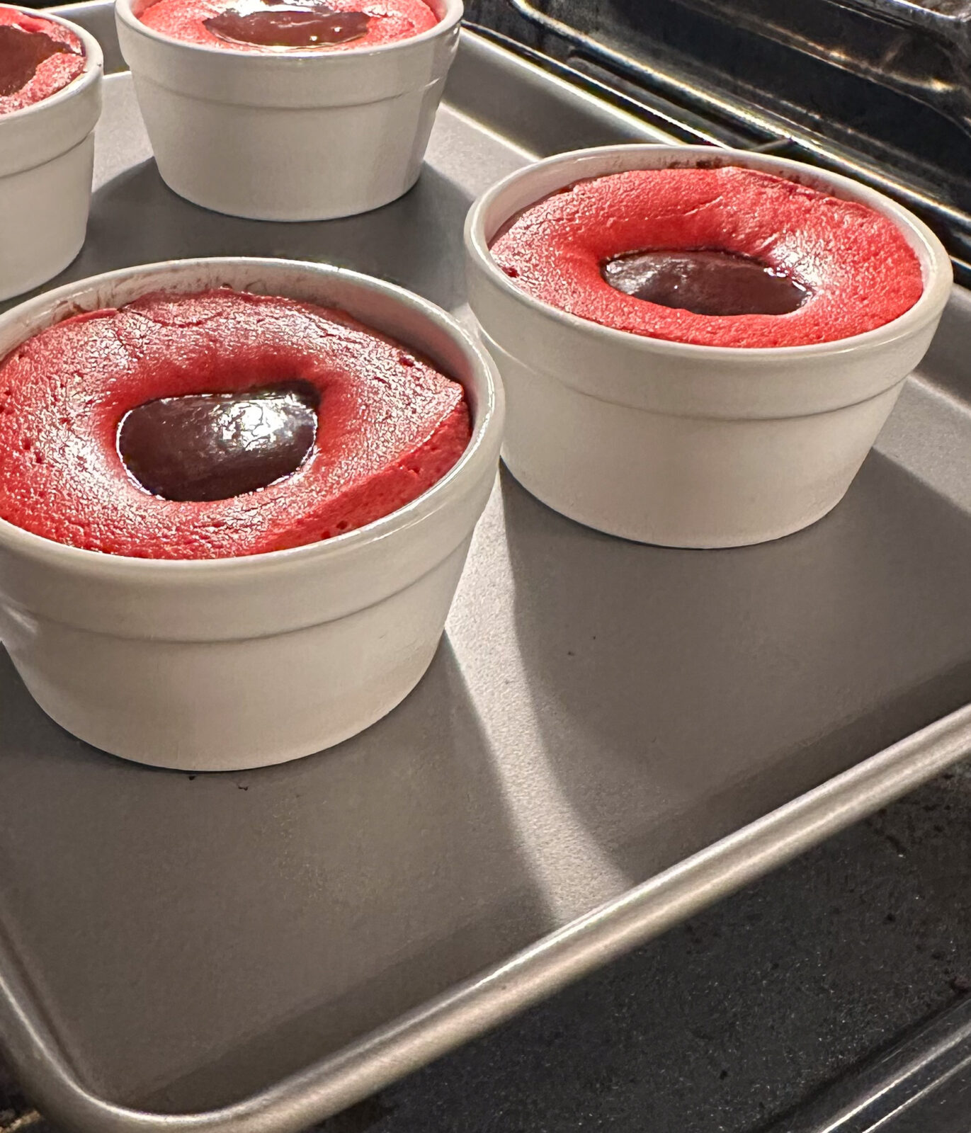 Mini Molten Red Velvet Cakes Recipe - allisonskiff.com