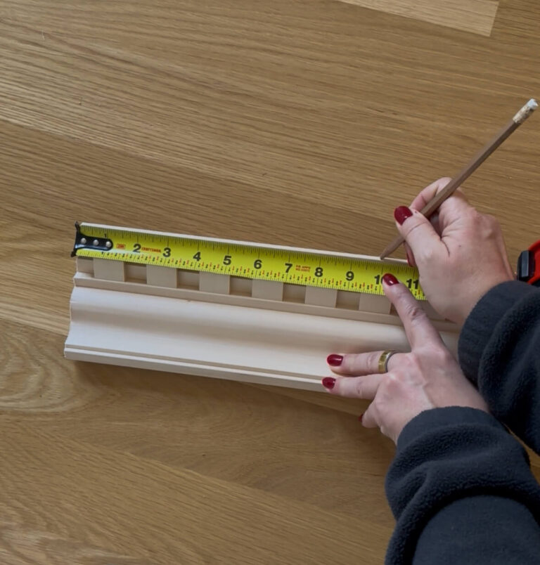 How to Measure, Cut, and Install Crown Molding - allisonskiff.com